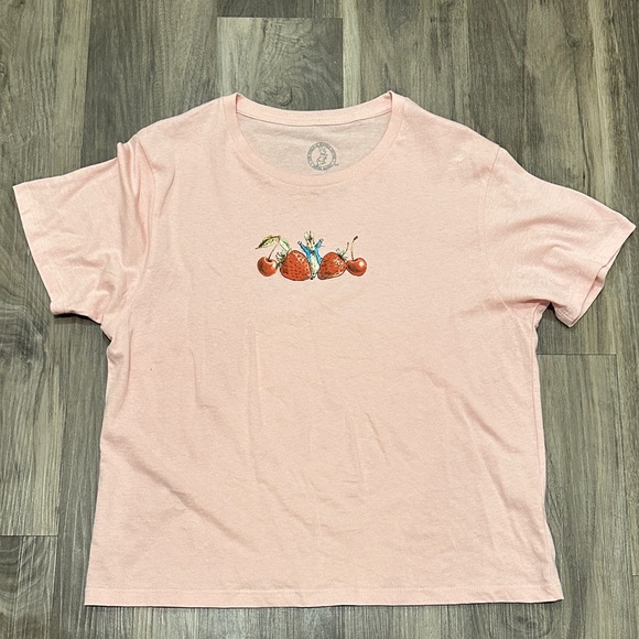 Beatrix Potter | Tops | Beatrix Potter Peter Rabbit Strawberry Graphic ...